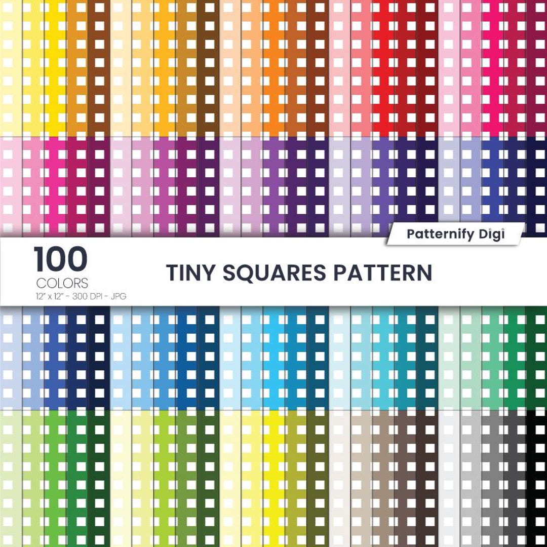 Tiny White Squares Digital Paper: 12x12 Seamless Scrapbook Background ...
