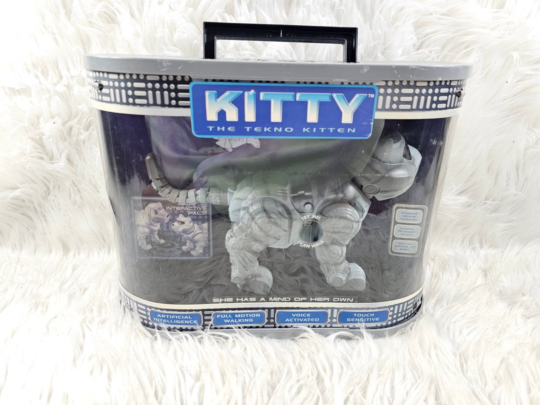 Vintage Manley Quest Kitty the Tekno Kitten Robot 14642 Y2K Unopened ...
