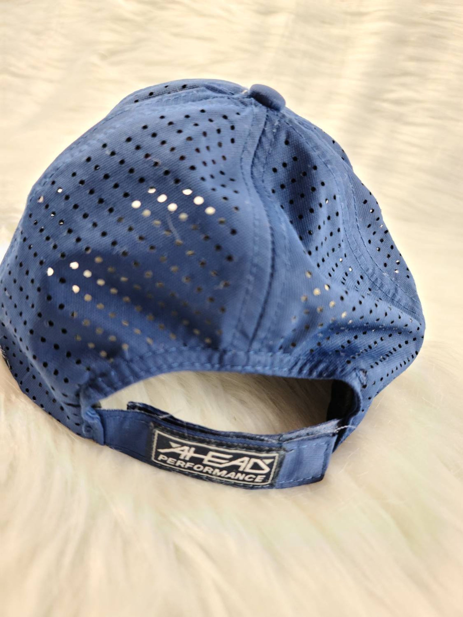90s PGA Tour Blue Golf Hat Ahead Performance Mid Fit - Etsy