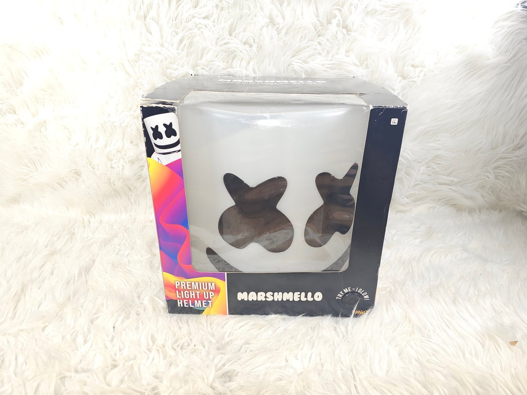 2021 Model Dj Marshmello Light up LED Helmet Mask Premium Helmet NEW ...