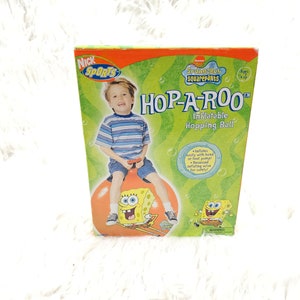 Rare 2003 Nickelodeon Spongebob Squarepants Hop-a-roo Hopping Ball ...