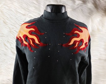 Fire Flame Crop Top - Etsy