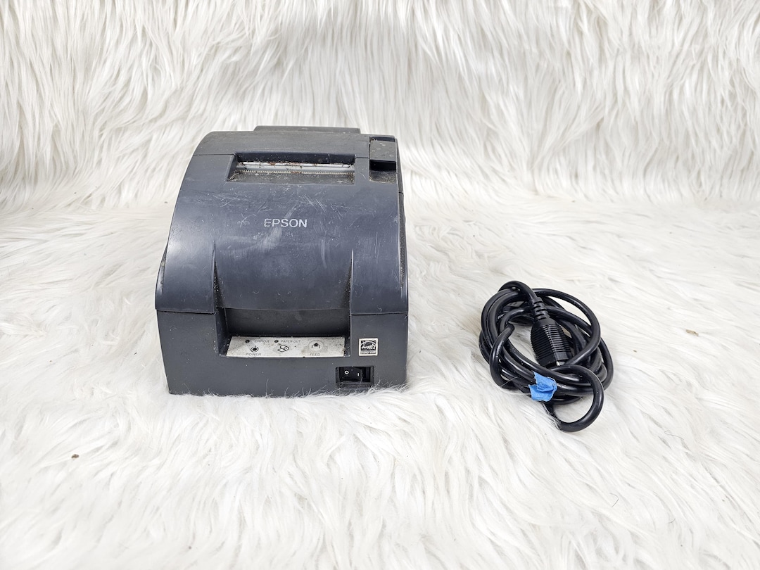 Epson TM-U220B M188B POS Ribbon Transfer Receipt Printer - Works ...