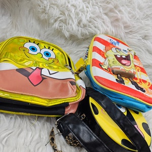 3 Rare Nickelodeon Viacom SPONGEBOB SQUAREPANT Backpack Lunchbox Bags ...