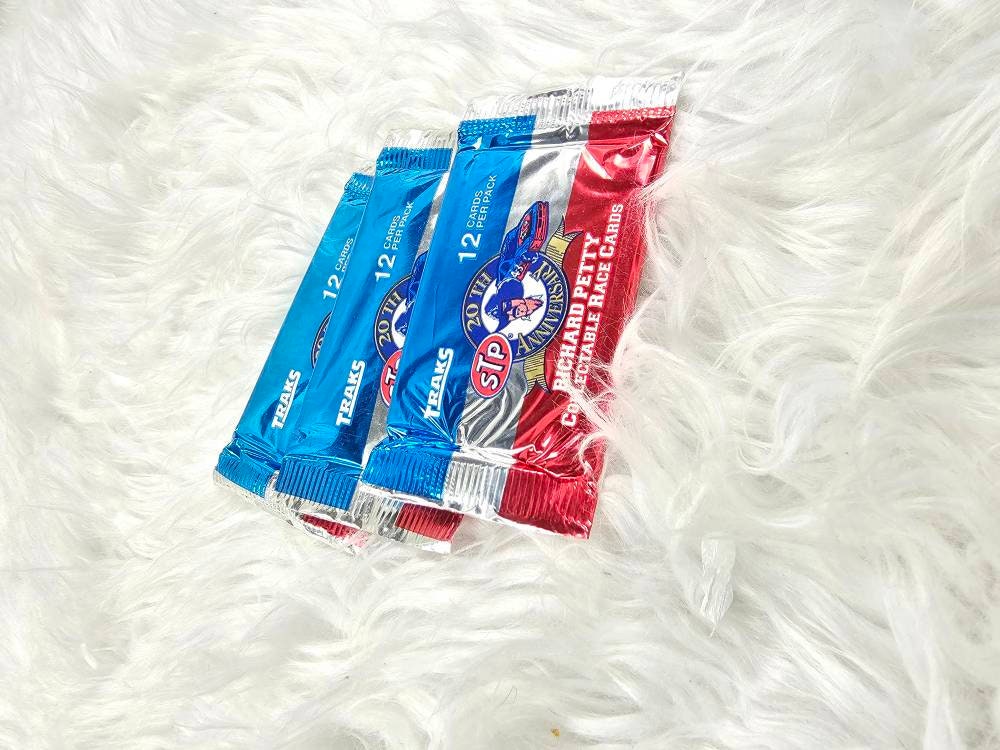 Traks 91 STP Richard Petty Collectable Race Cards Factory Sealed 3 Pack ...