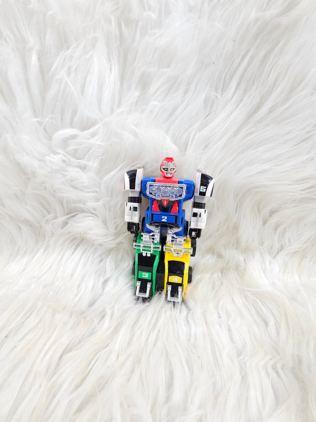 Vintage Bandai Mighty Morphin Power Rangers Vtg 1997 Turbo Megazord 5.5 ...