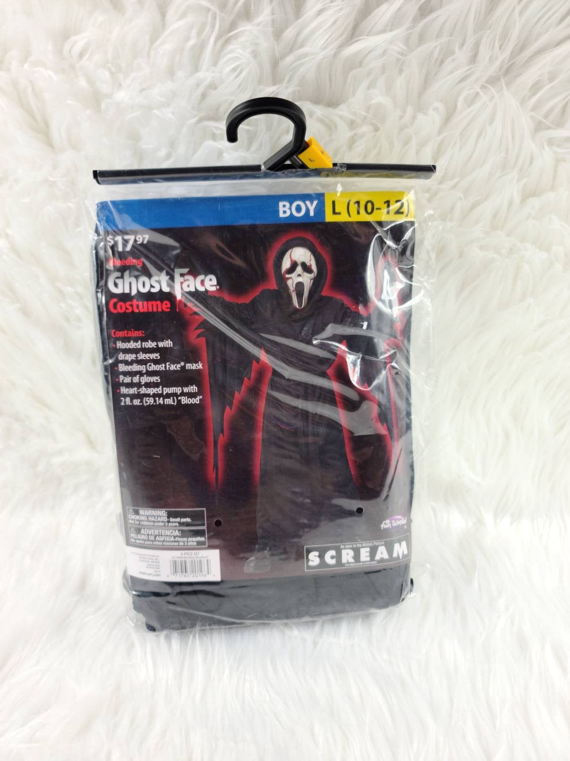 1997 SCREAM Movie GHOST FACE Costume W/ Bleeding Mask Fun - Etsy