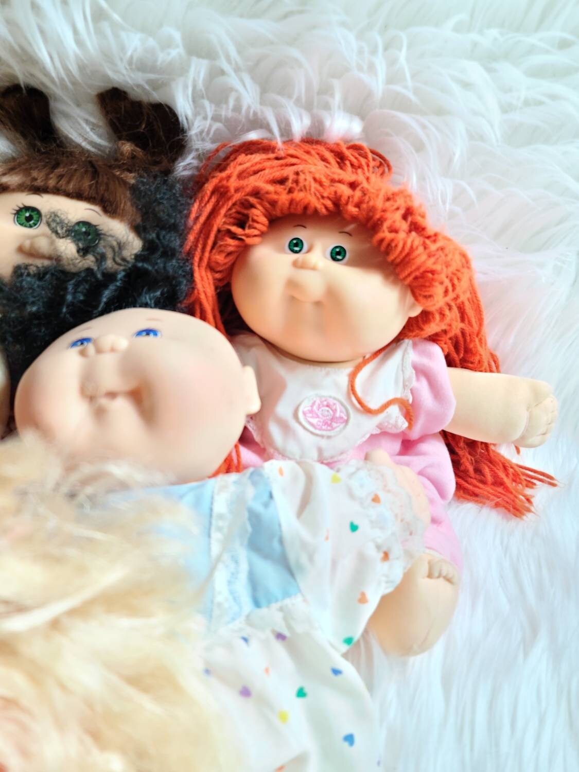 1 Rare Vintage Cabbage Patch Kids Doll Bundle Hasbro Cititoy and 4 Baby ...