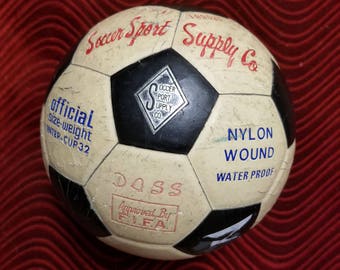 Vintage soccer ball | Etsy