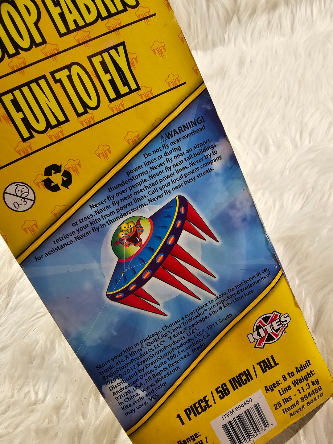 Discontinued Rare X-kite UFO Alien 3-D Kite Supersized 56 Includes ...