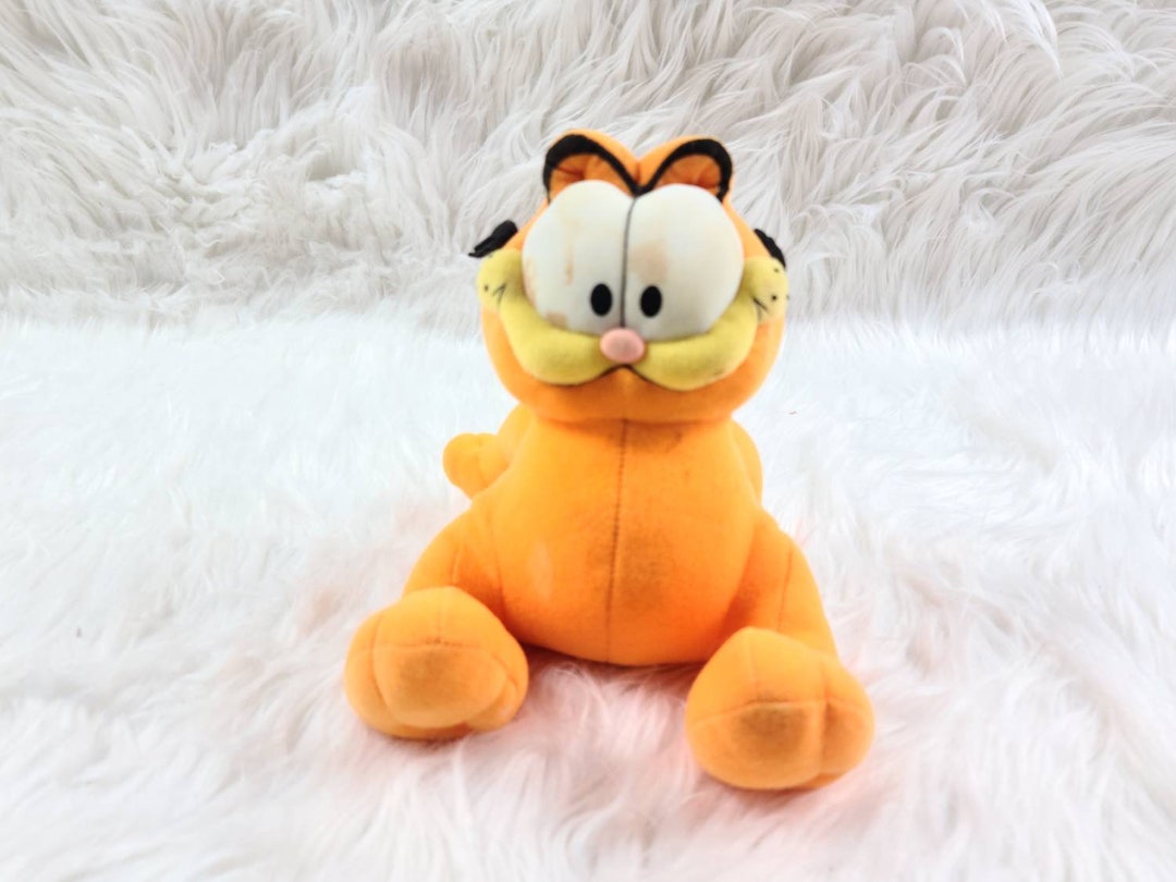 Vintage Garfield Lasagna Stuffed 8 Plush Fine Toy Paws 1978 Slightly ...