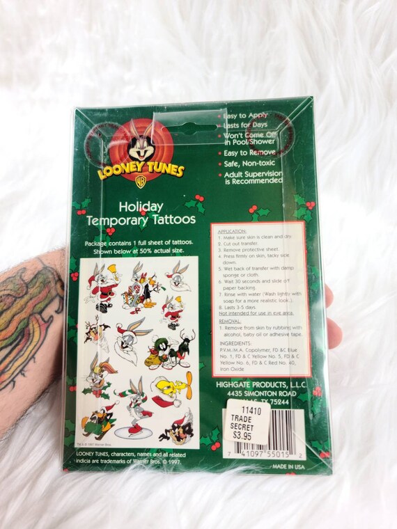 Looney Tunes Temporary Tattoos