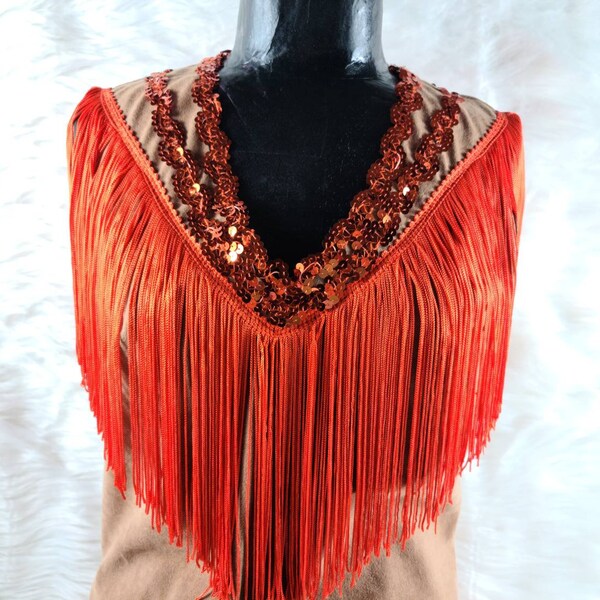 Sequin Tassel Skirt - Etsy