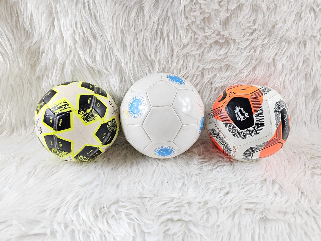 3 Super Cool Soccer Balls - Premier League and Champions League - Nike ...