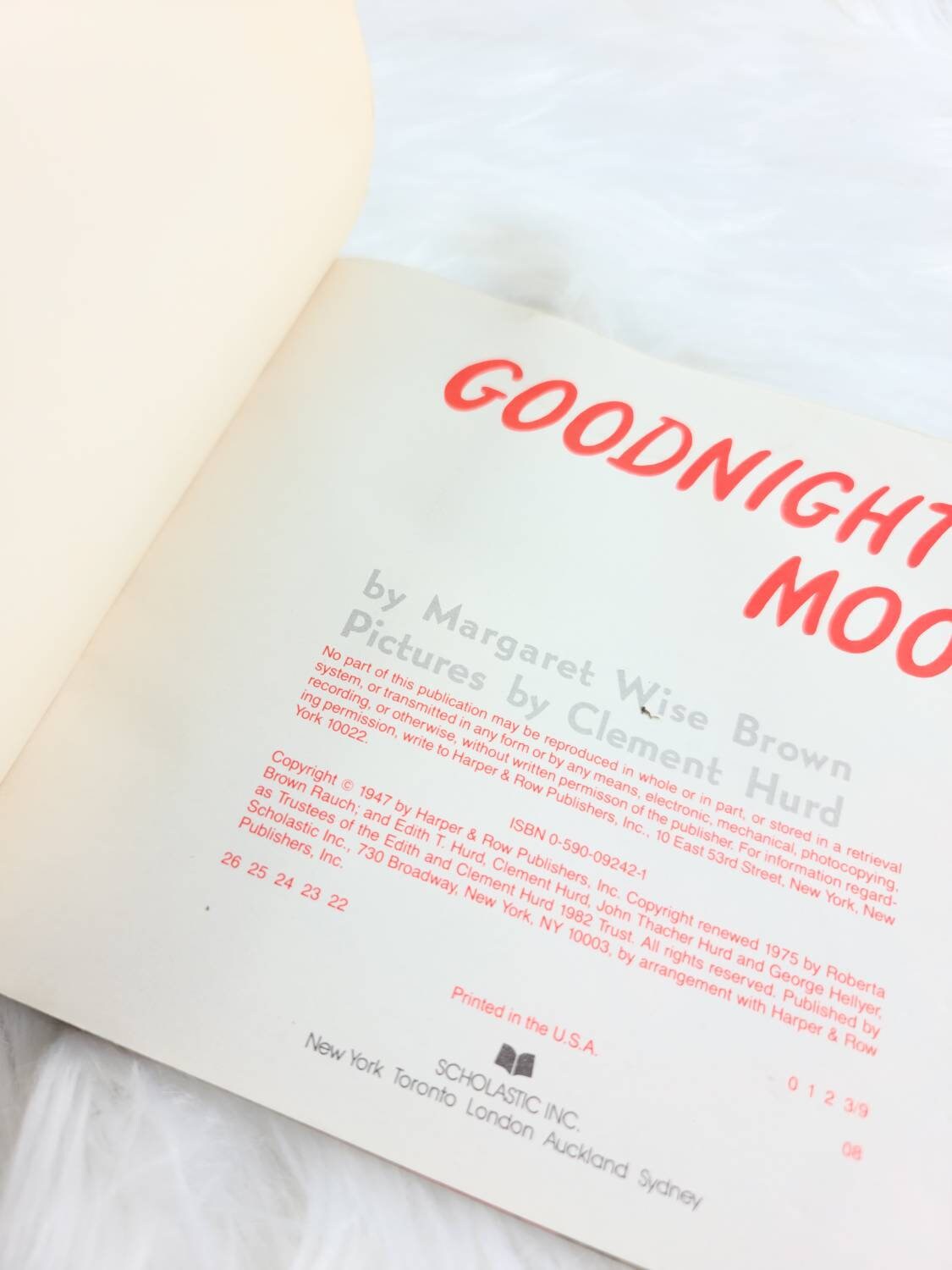 1947 Goodnight Moon Childrens Book Renewed 1975 - Etsy