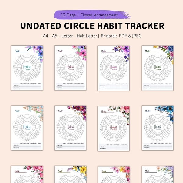 Circle Tracker - Etsy