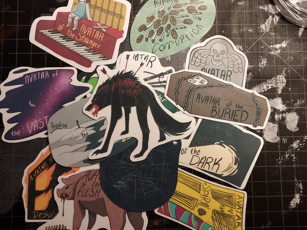 Becoming a Fear Avatar, Made Easy Stickers - Etsy
