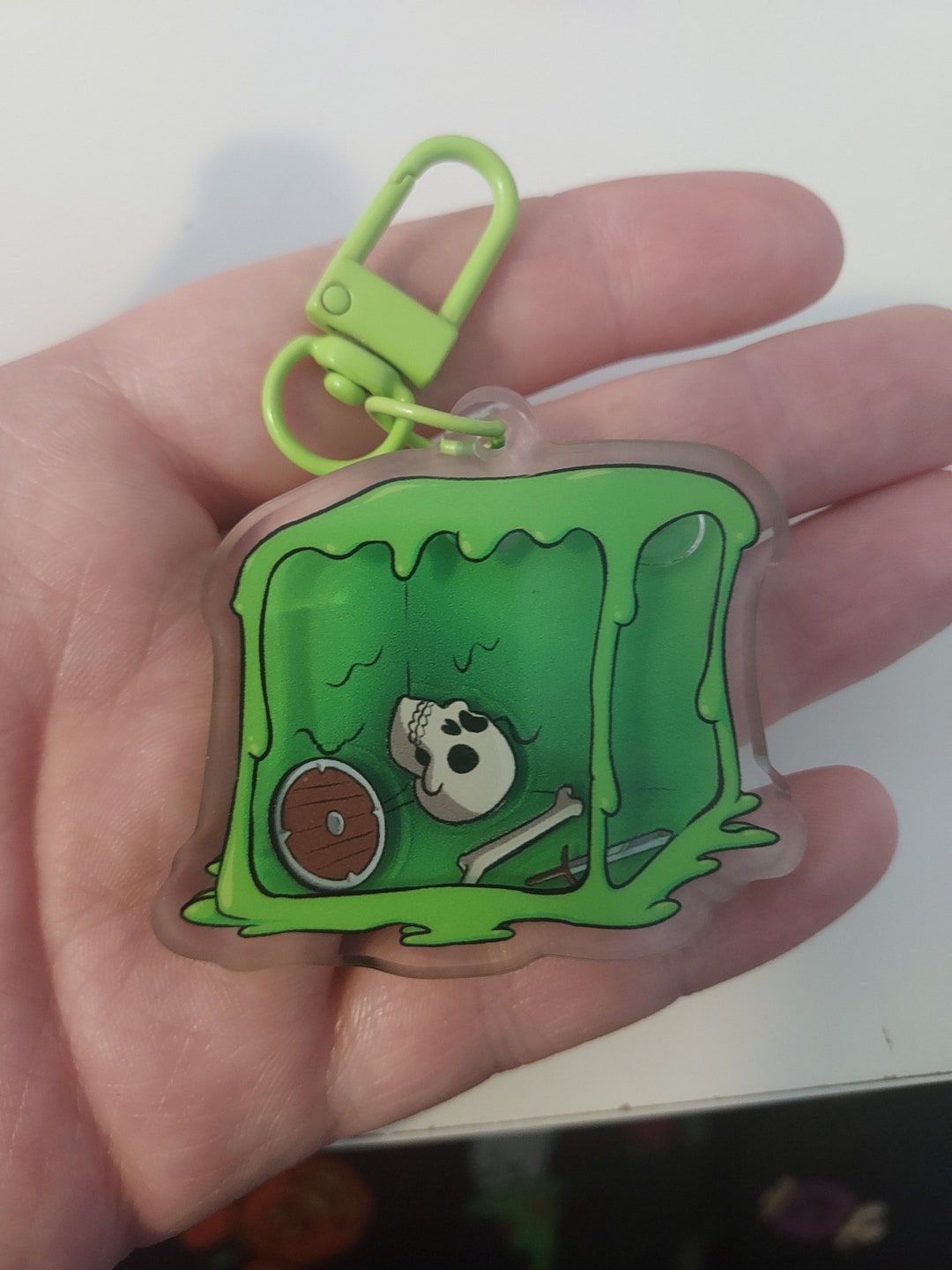 Gelatinous Cube Liquid Shaker Charm - Etsy