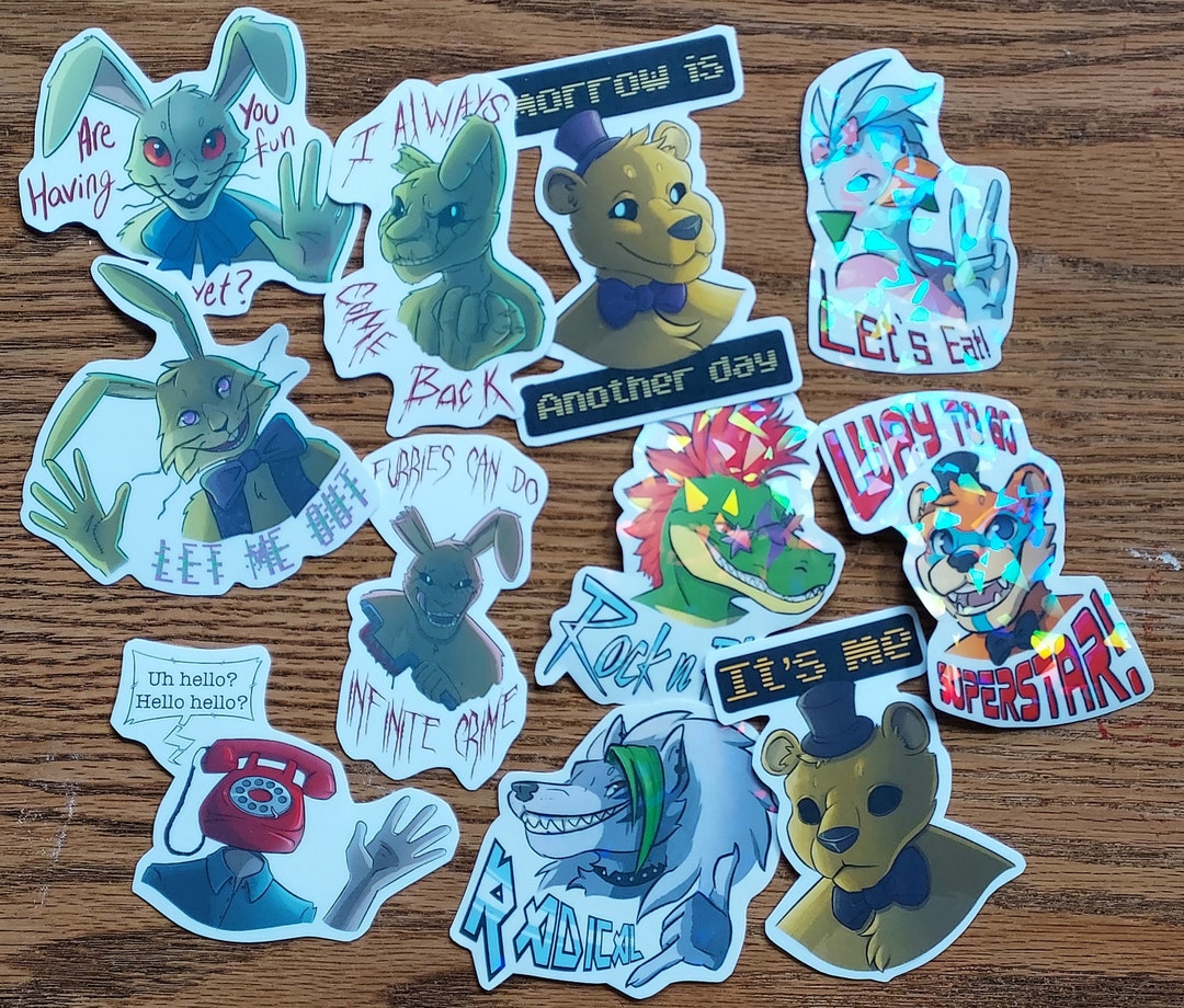 FNAF Stickers - Etsy