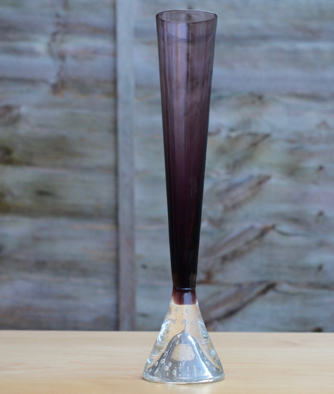 Vintage Erica Stem Vase - Etsy