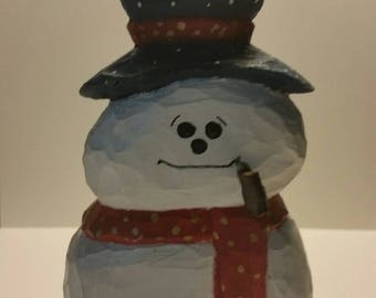 Snowman figurines | Etsy