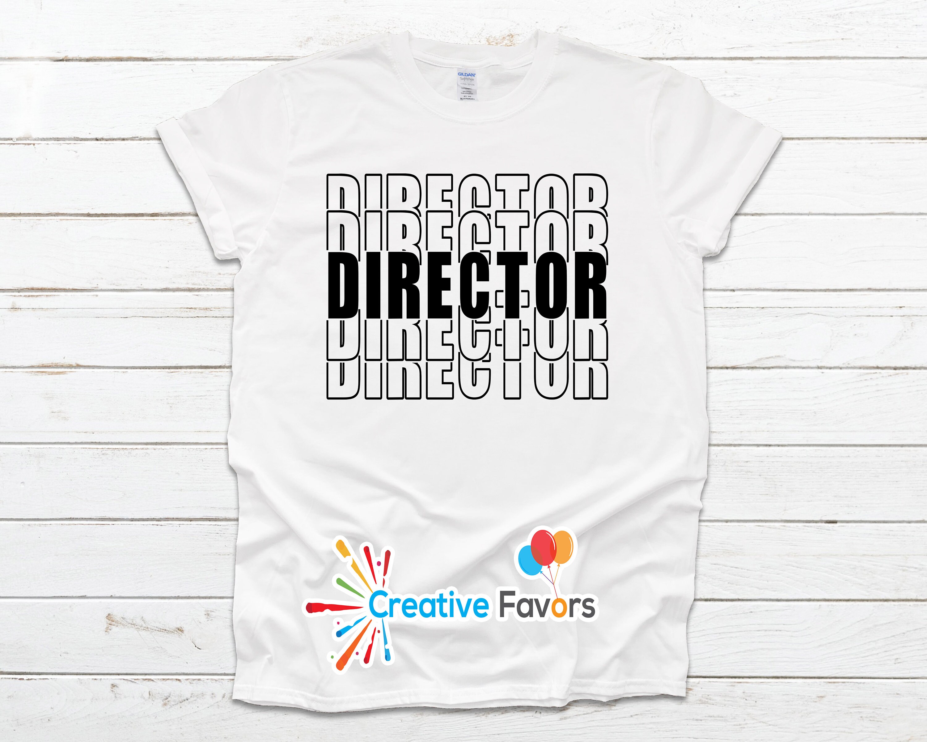 Colorful Stacked Director SVG, Stacked Director Svg, Teacher Tshirt ...