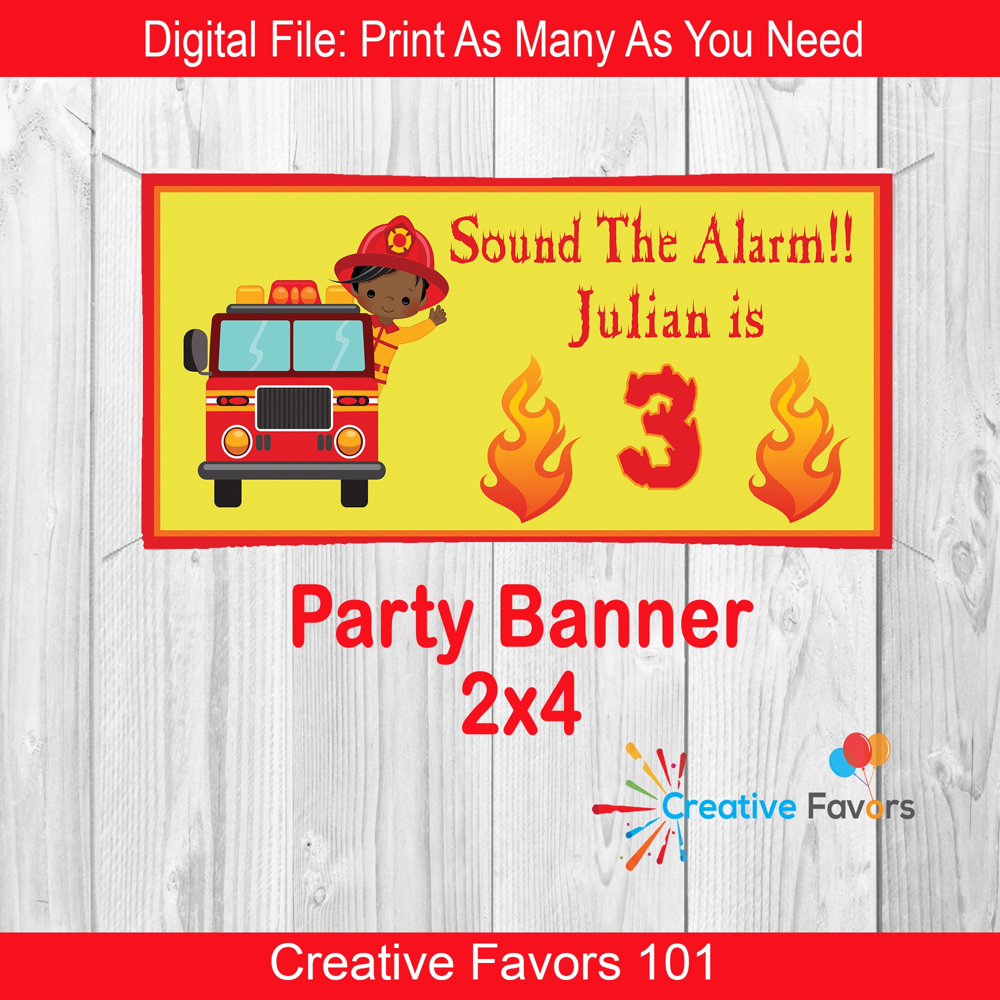 Firefighter Theme Party Favors Firefighter Chip Bags Fire - Etsy