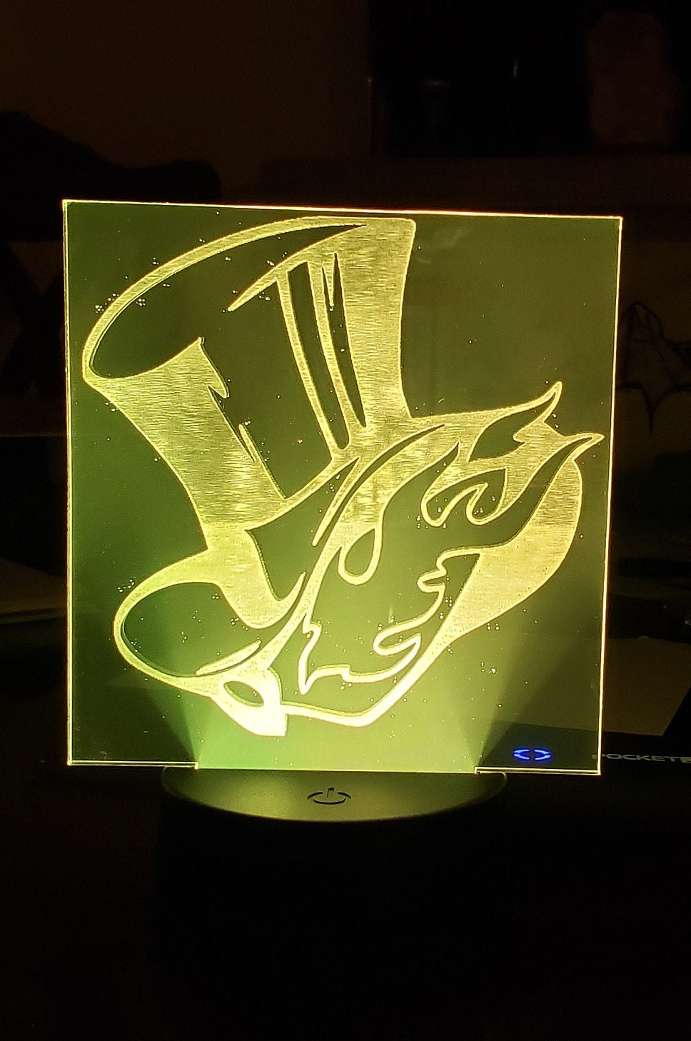 Persona 5 Phantom Theives Custom Engraved Edgelit LED Color Changing ...