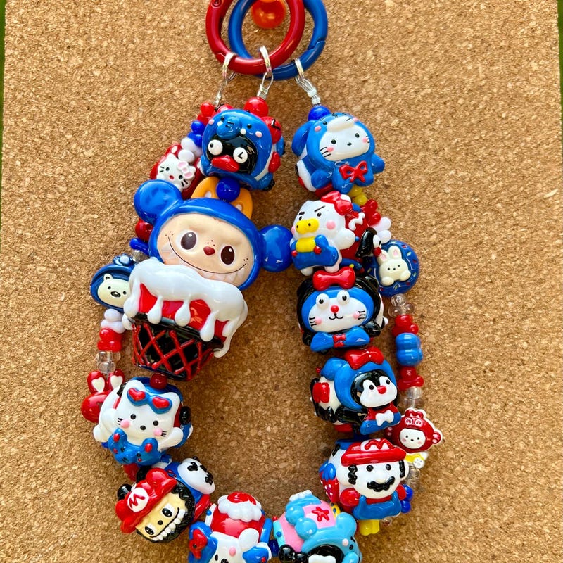 Labubu Keychain - Etsy