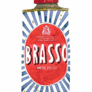 Brasso Card Iconic Vintage Packaging Happy Birthday You Shiny Thing ...