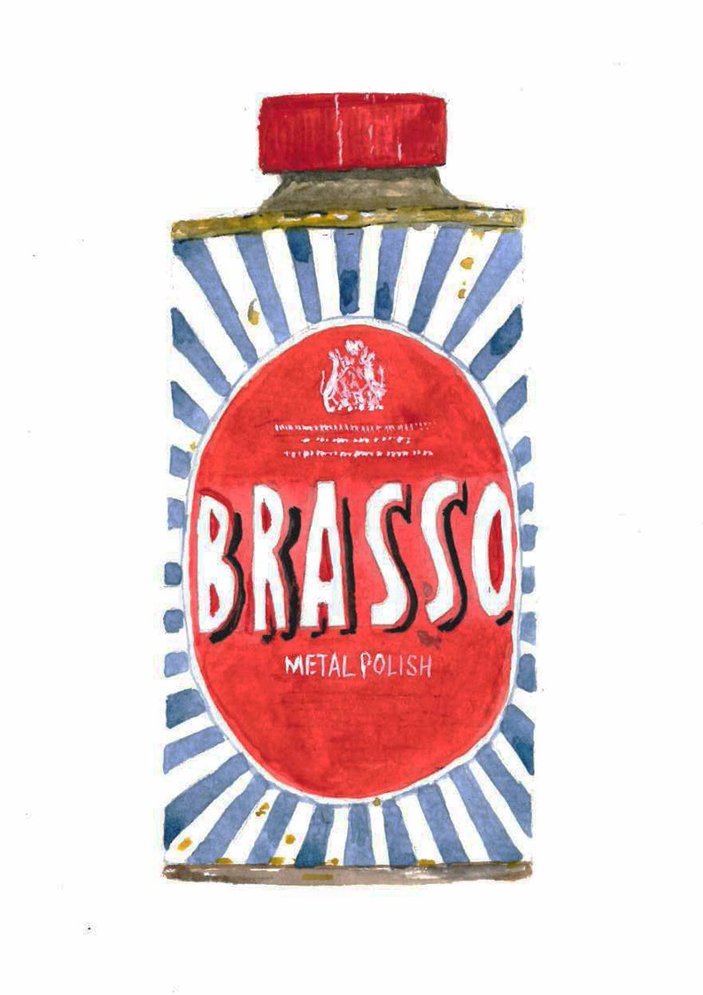 Brasso Card Iconic Vintage Packaging Happy Birthday You Shiny Thing ...