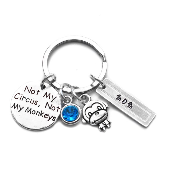 Monkey Key Chain - Etsy