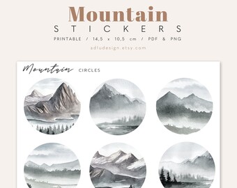 Nature Journal Stickers - Etsy