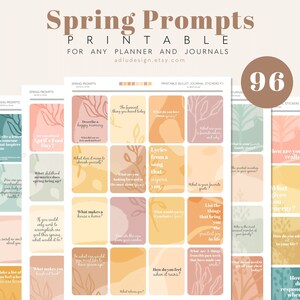 96 Spring Prompts for Journaling, Write and Reflect on Self-discovery ...
