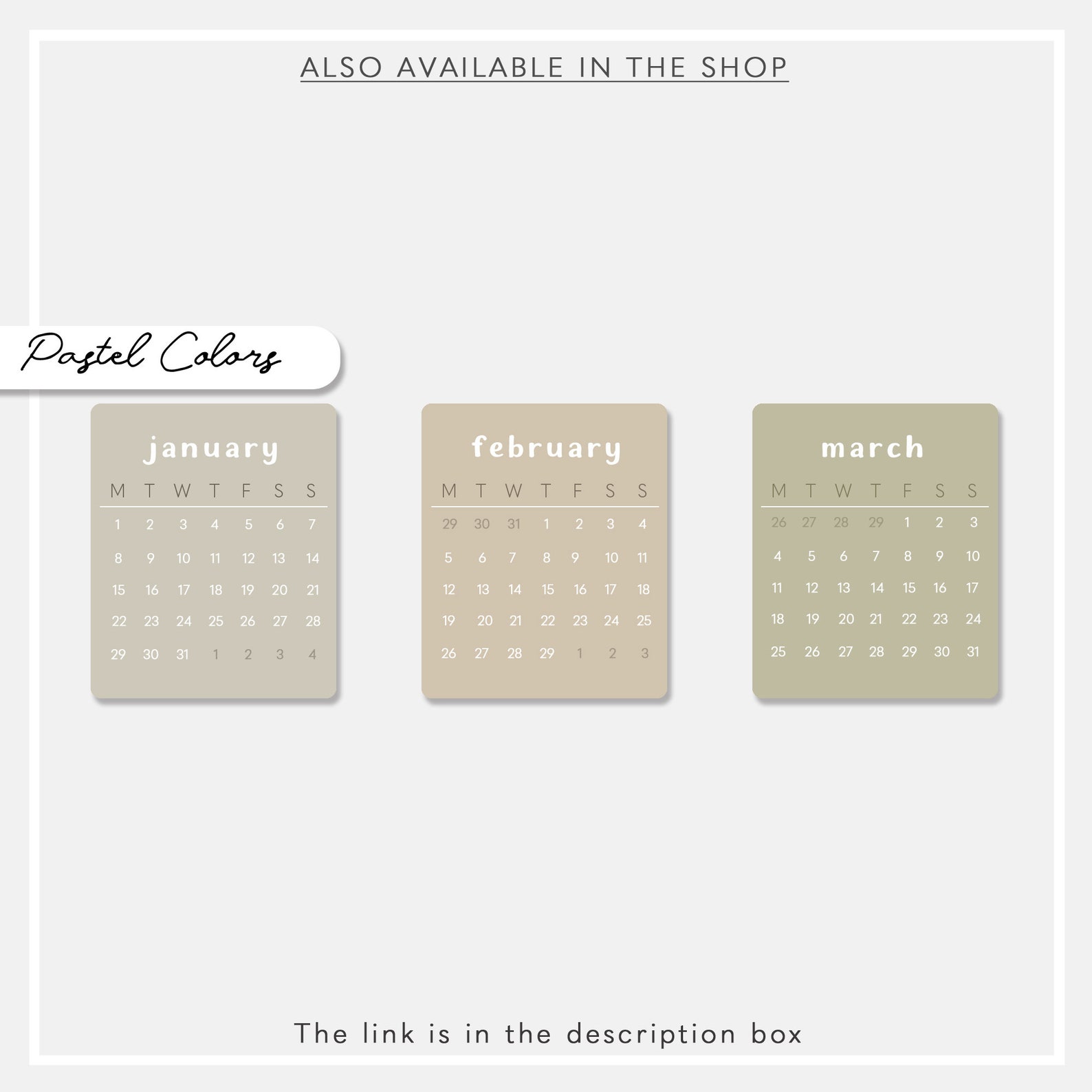 2024 Monthly Calendar Stickers Printable for Journals and Planners ...