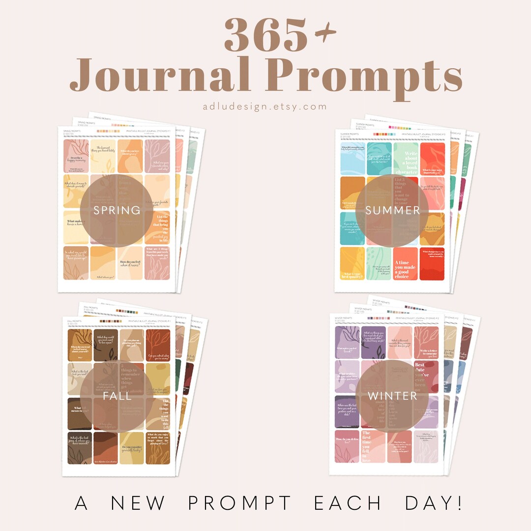365+ Prompts for Journals and Planners, Write and Reflect for Self ...