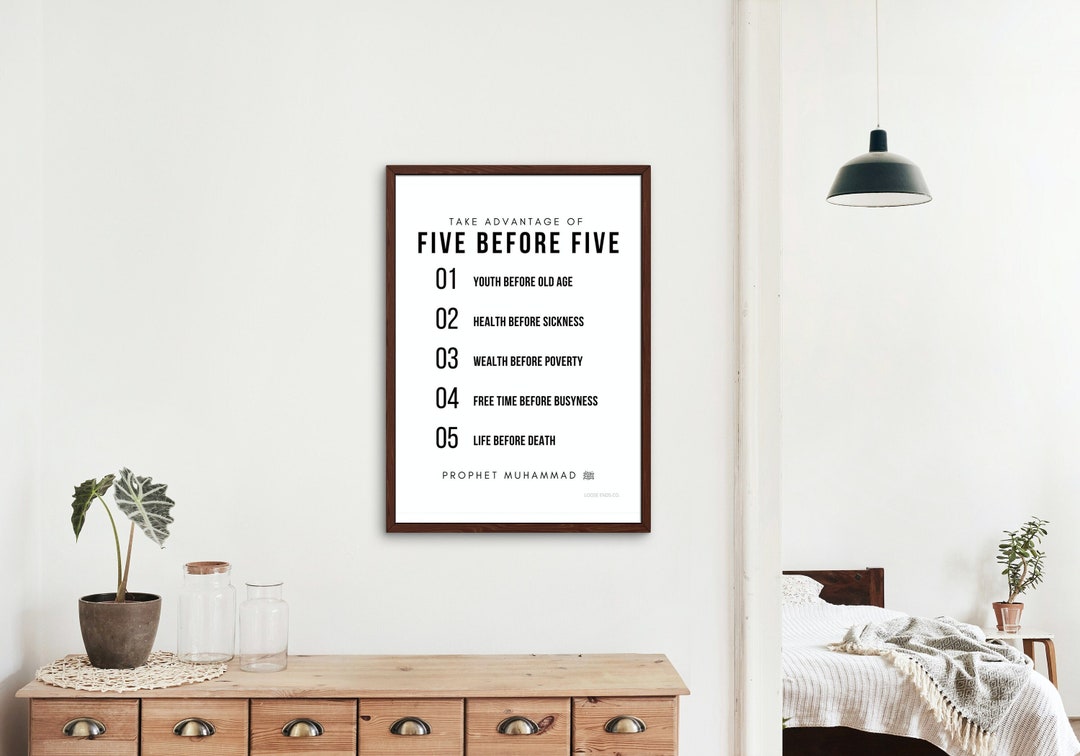 Five Before Five - Art Print - Etsy