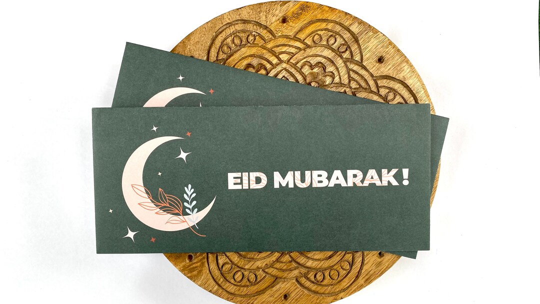 NEW: Eid Mubarak Money Envelopes - Set of 6 - Etsy