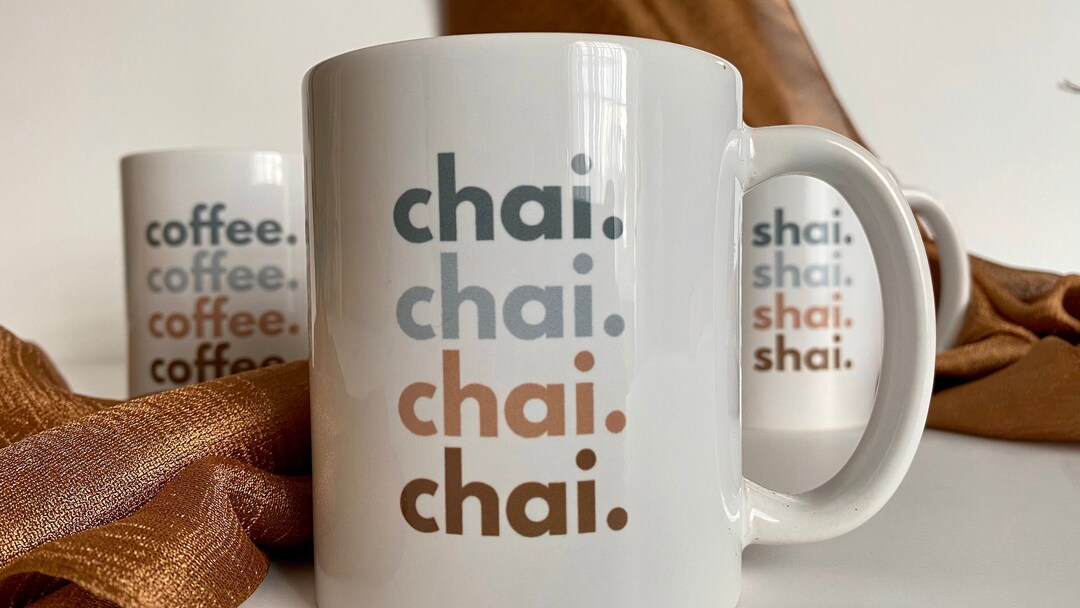 Chai Mug, Shai Mug, Coffee Mug - Choose Your Drink - Etsy
