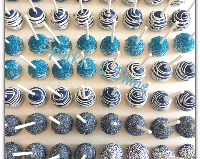 Custom Cake Pops, Sprinkle Cake Pops, Cake Pop Favors, Birthday Party ...