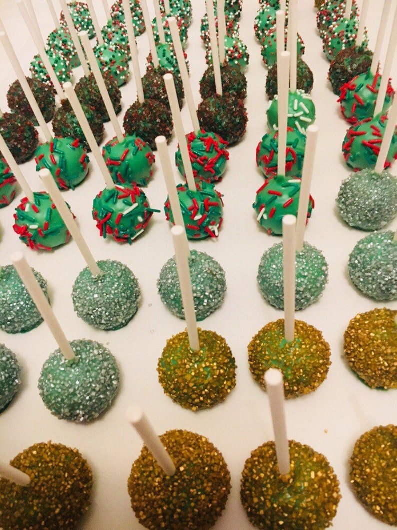 Custom Cake Pops Sprinkle Cake Pops Cake Pop Favors - Etsy