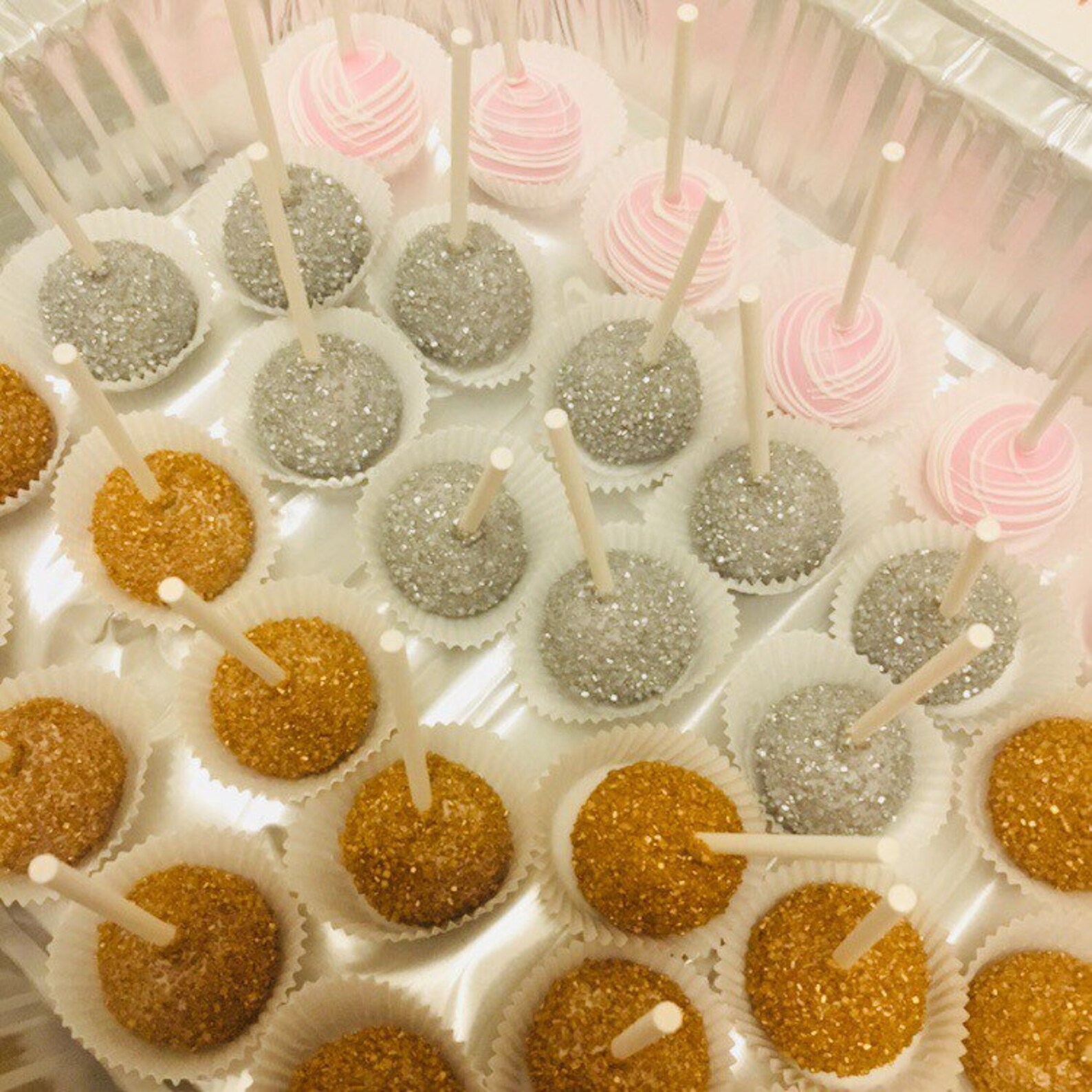 Custom Cake Pops Sprinkle Cake Pops Cake Pop Favors - Etsy