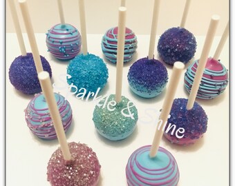 Blue Cake Pops | Etsy