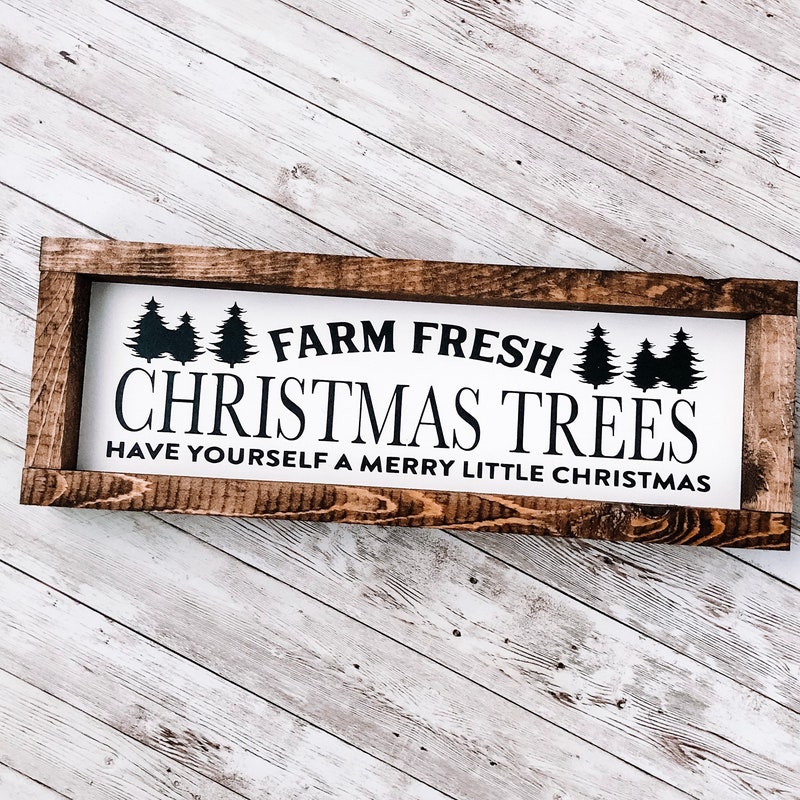 Christmas Tree Sign - Etsy