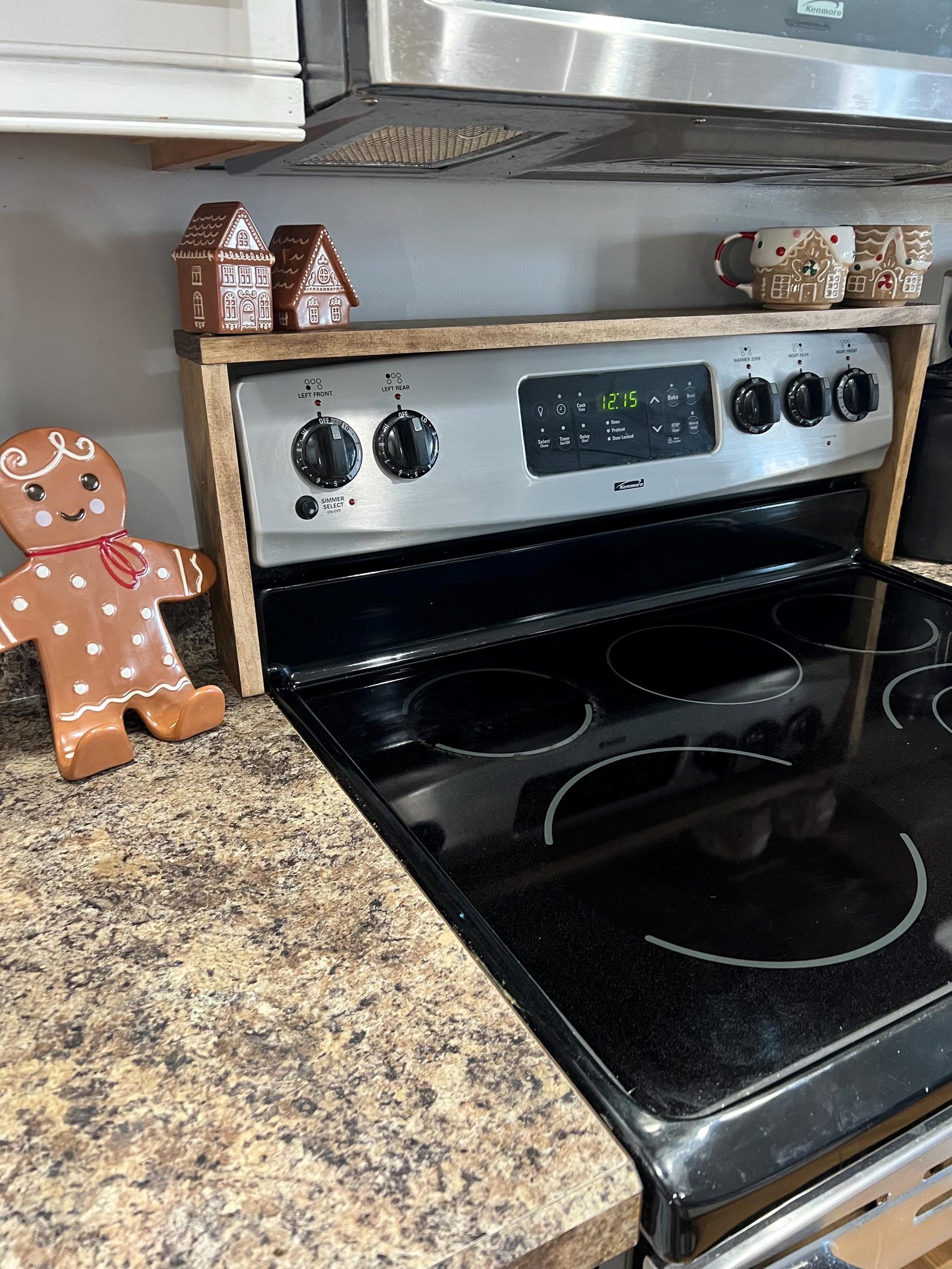 Stove Shelf, Stovetop Shelf, Spice Rack, Spice Shelf, Kitchen Shelf ...