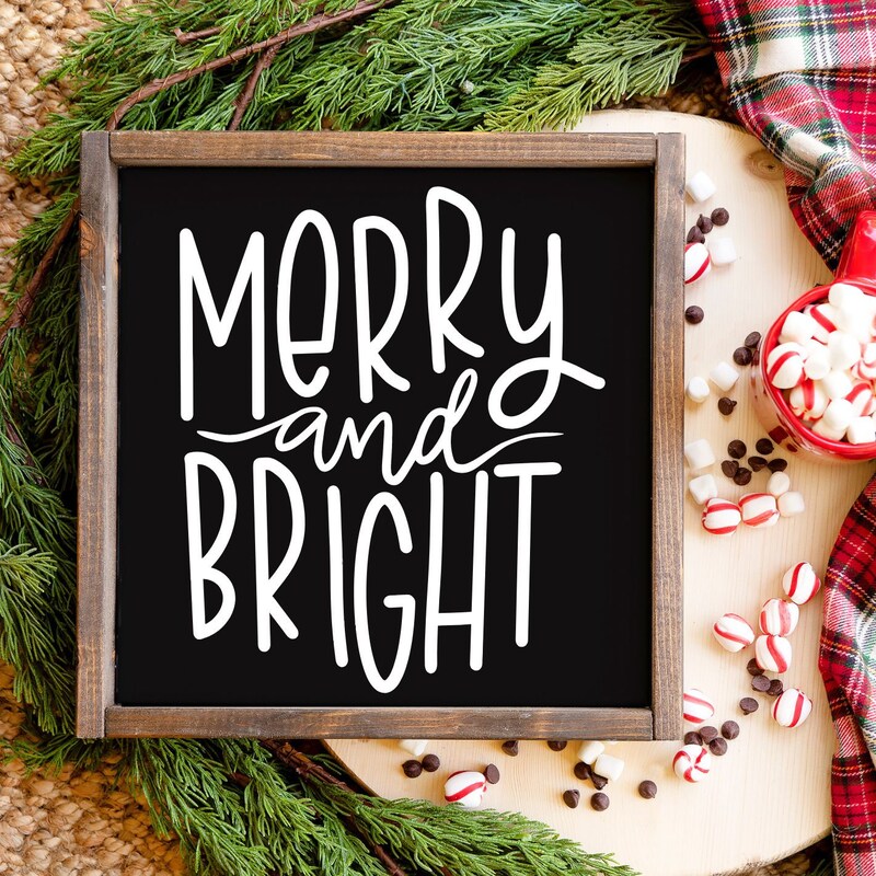 Rustic Christmas Sign - Etsy