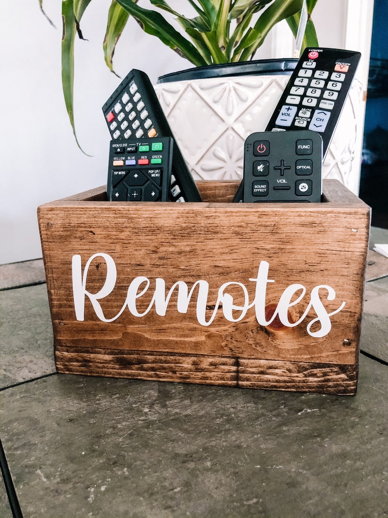 Remote Box Remote Control Box Remote Storage Home - Etsy