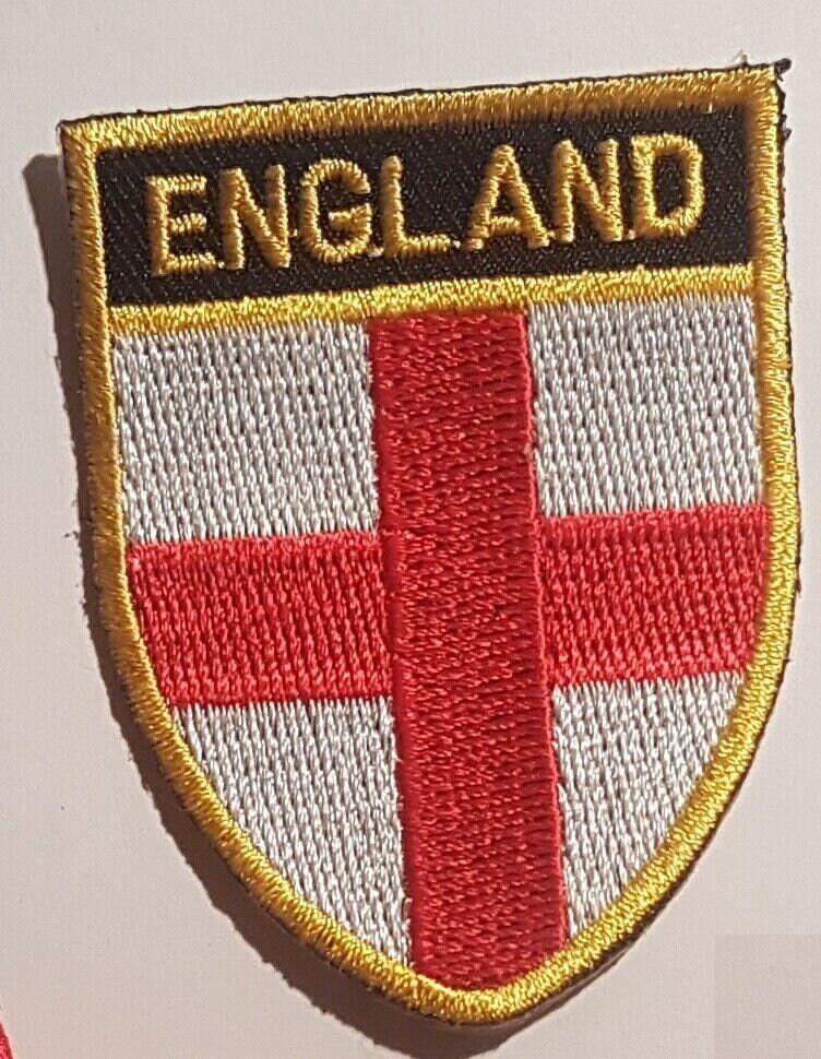 High Quality Country Flag Emblem Embroidered Iron on Shield Patches 2 ...