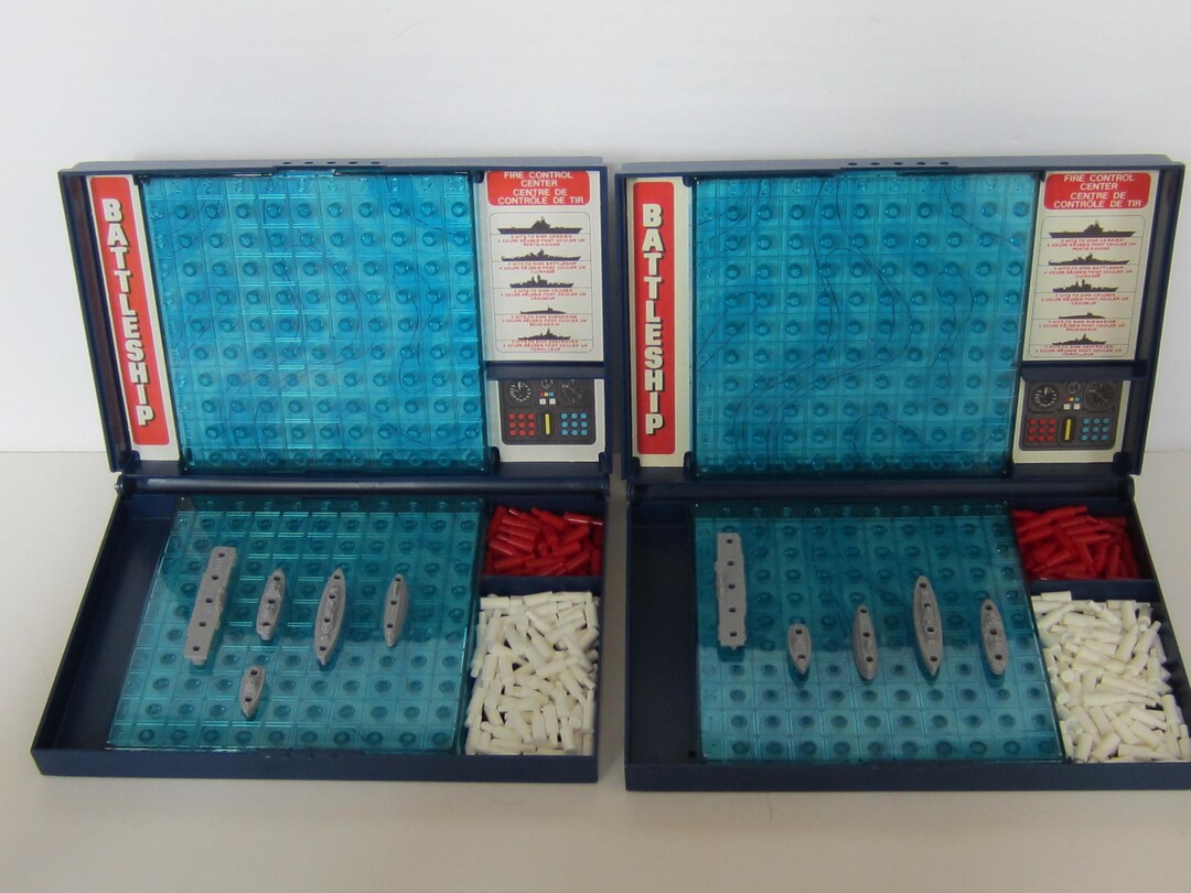 Vintage Battleship Game Original Milton Bradley Game Set Made in USA - Etsy