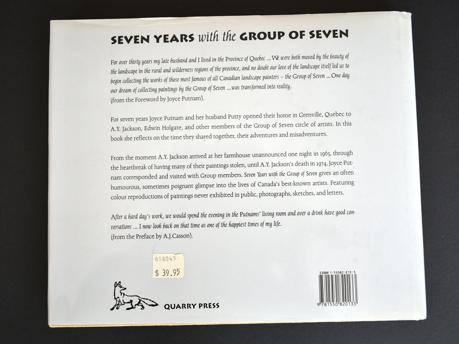 Seven Years With the Group of Seven by Joyce Putnam Hardcover Book First Edition Vintage Coffee ...